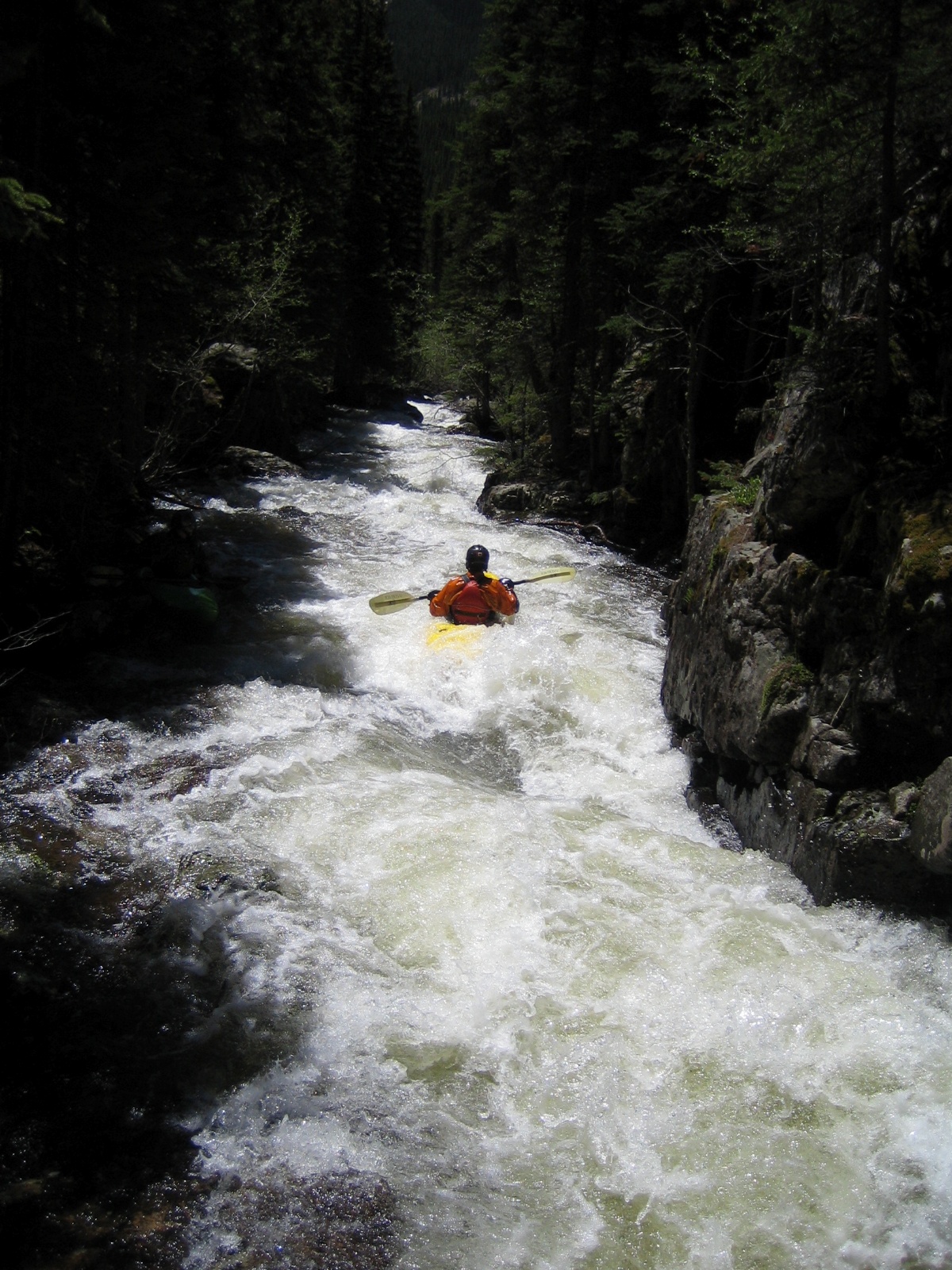 Boulder Creek Source South Platte Colorado Kayaking